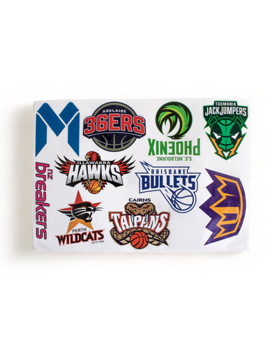 NBL 23/24 Mini Backboard with Club Stickers – JackJumpers Store